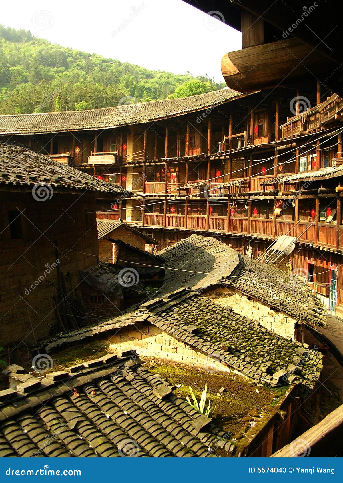 Fujian Tulou Earth Building Stock Image - Image of lichen, life: 5574043