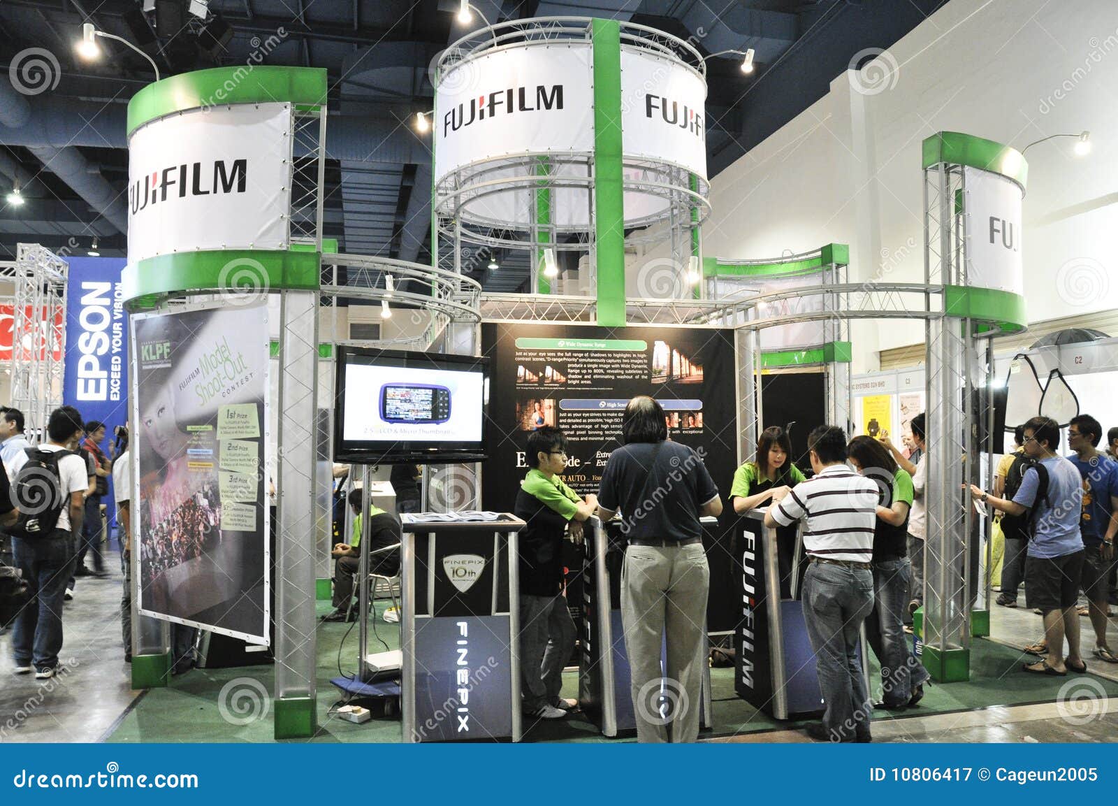 FujiFilm Booth at KLPF 2009 Editorial Photography - Image of center ...