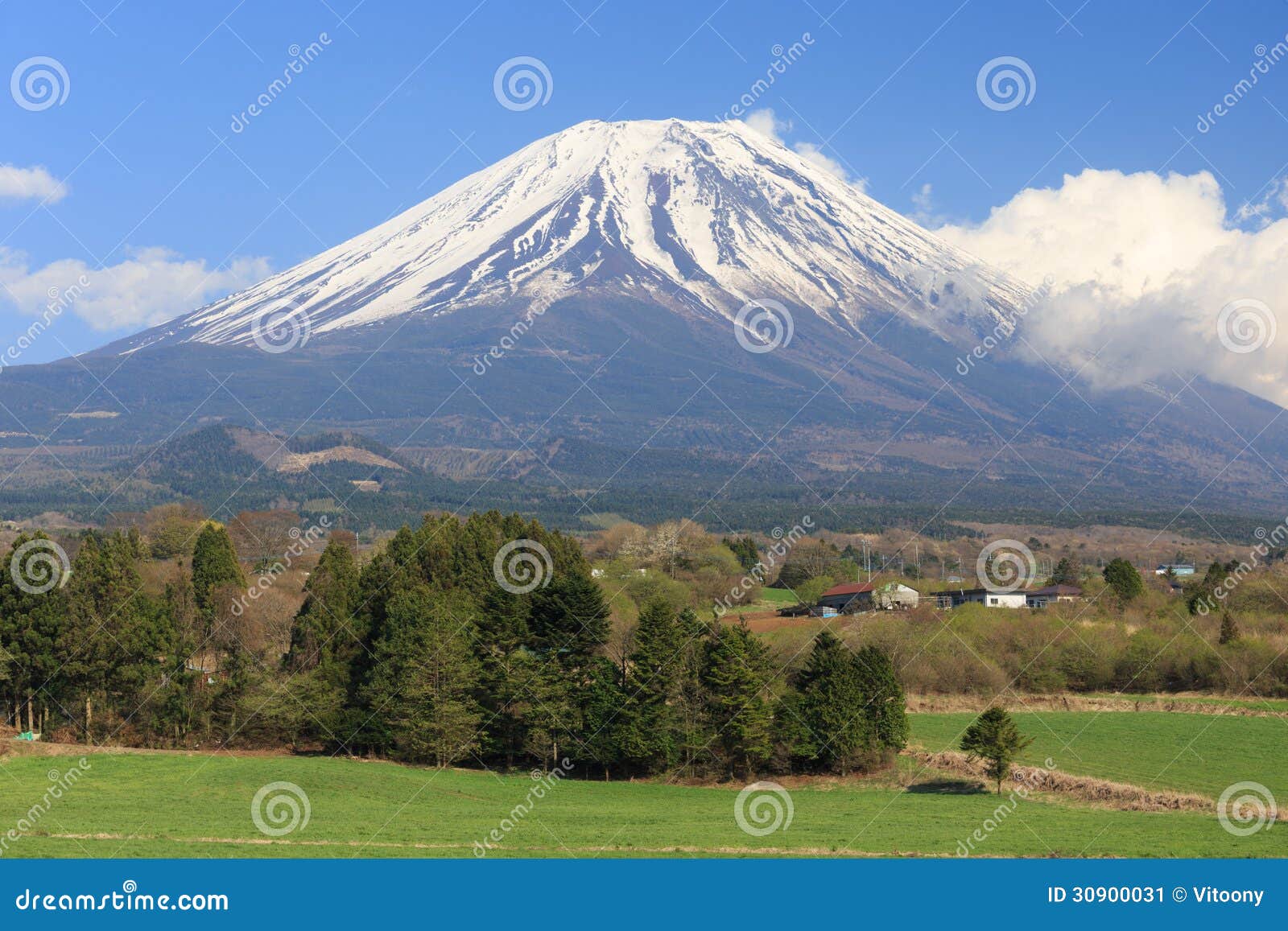 Fujisan stock afbeelding. Image of plaats, oriëntatiepunt - 30900031