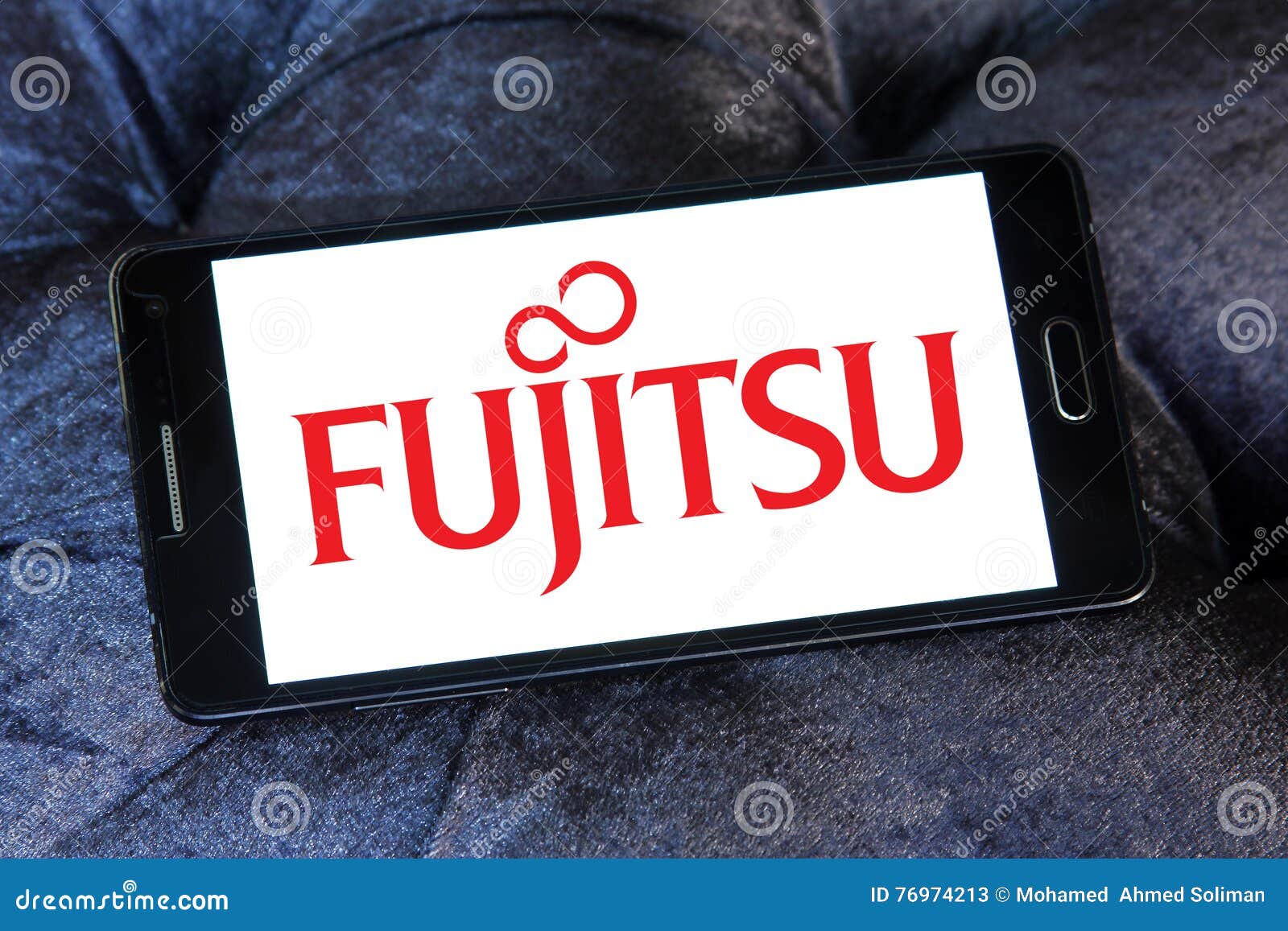 Fujitsu logo zdjęcie stock editorial. Obraz złożonej z trademarks ...