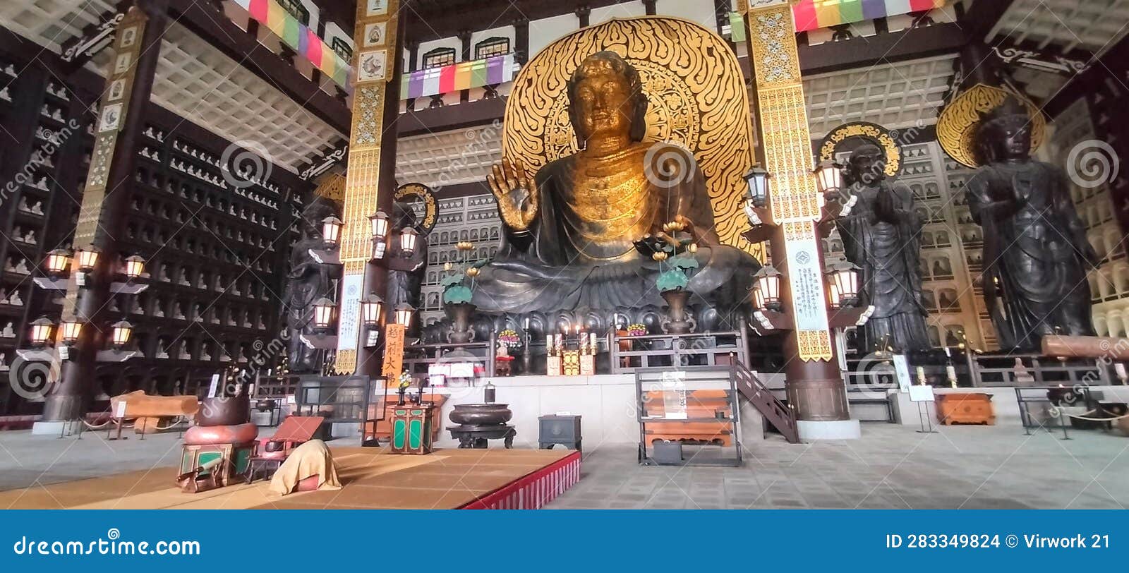 Fukui, Katsuyama Shi, Echizen Daibutsu, Great Buddha Stock Photo ...