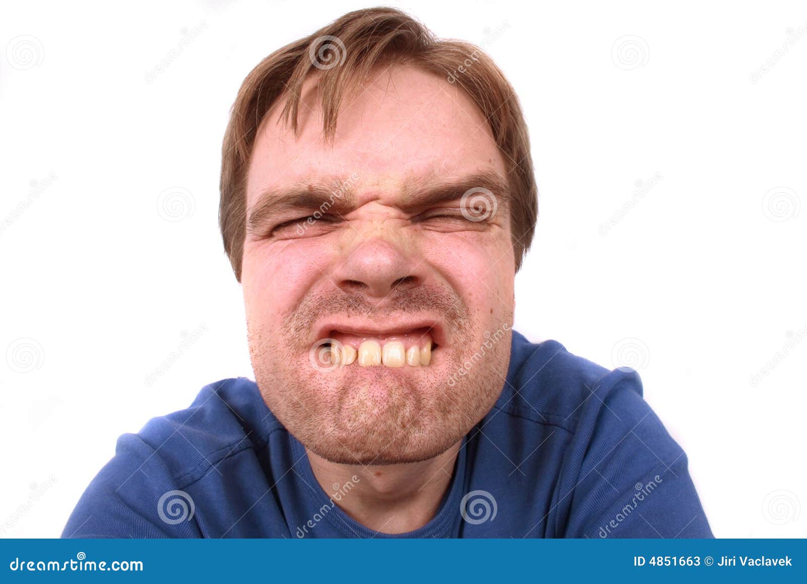 Ful man fotografering för bildbyråer. Bild av dumbom, galning - 4851663