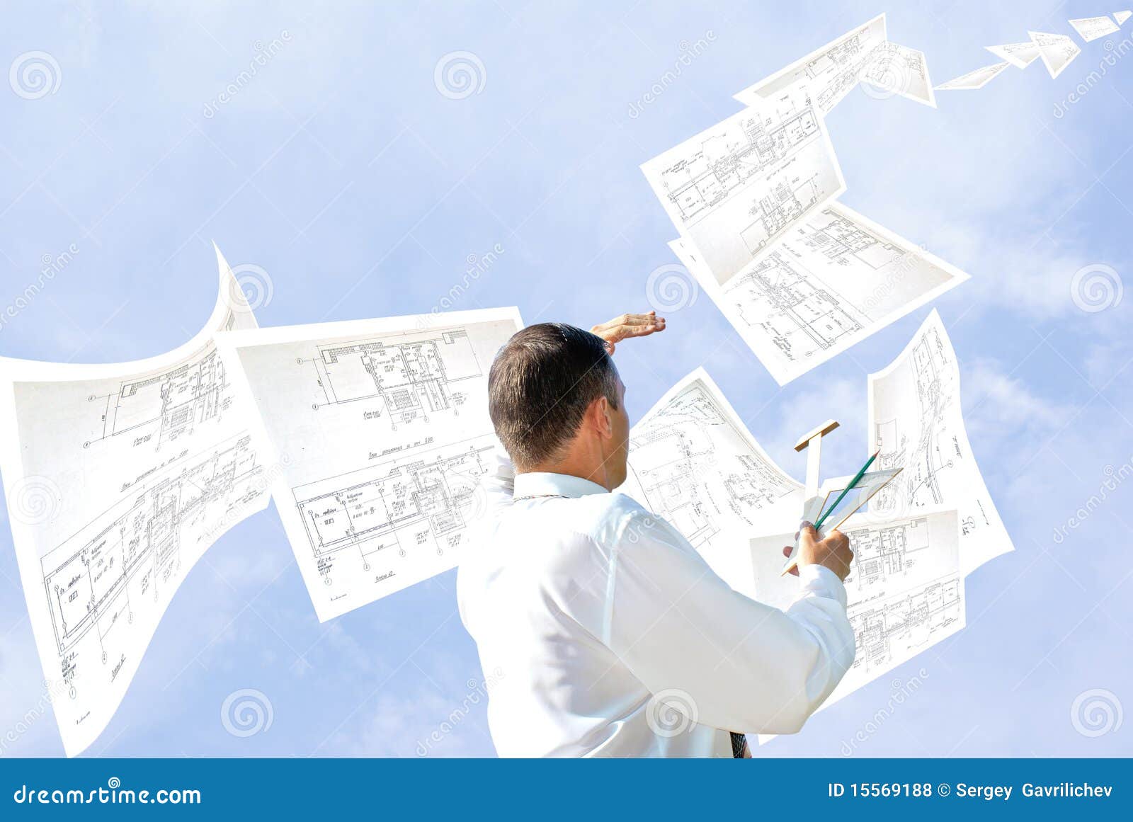 Fulfilled Engineering Design Stock Photo - Image of horizon, organizer ...