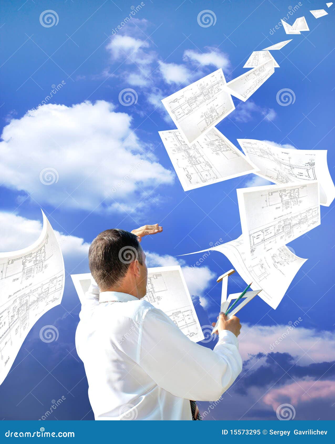 Fulfilled Engineering Design Stock Image - Image of architecture ...