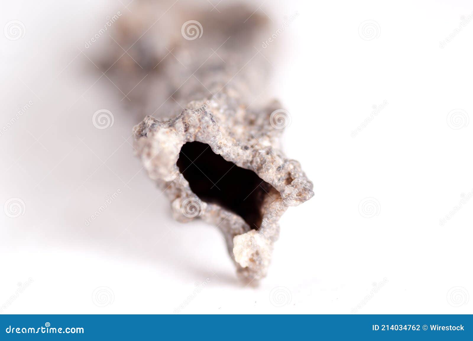 Fulgurite, lightning stone stock photo. Image of discharge - 214034762