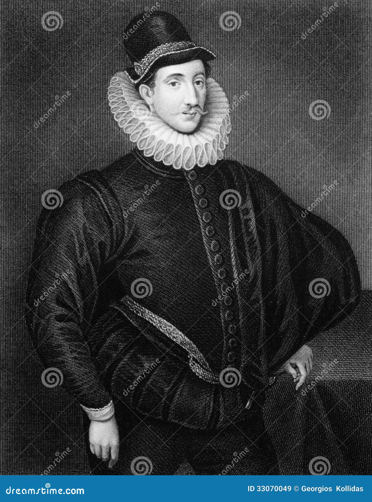 Fulke Greville, 1r Baron Brooke Imagen de archivo editorial - Imagen de ...
