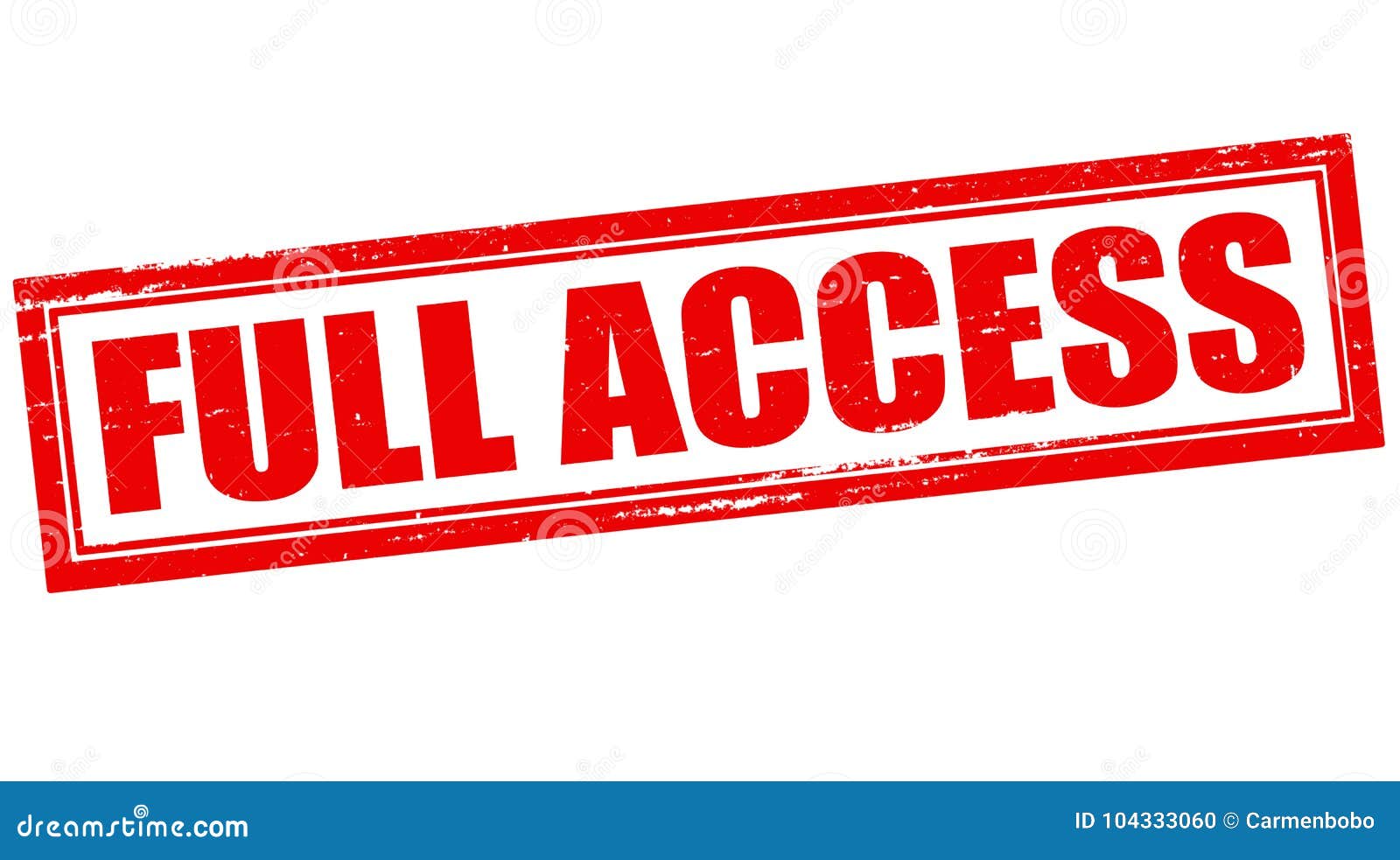 Full access stock vector. Illustration of admission - 104333060