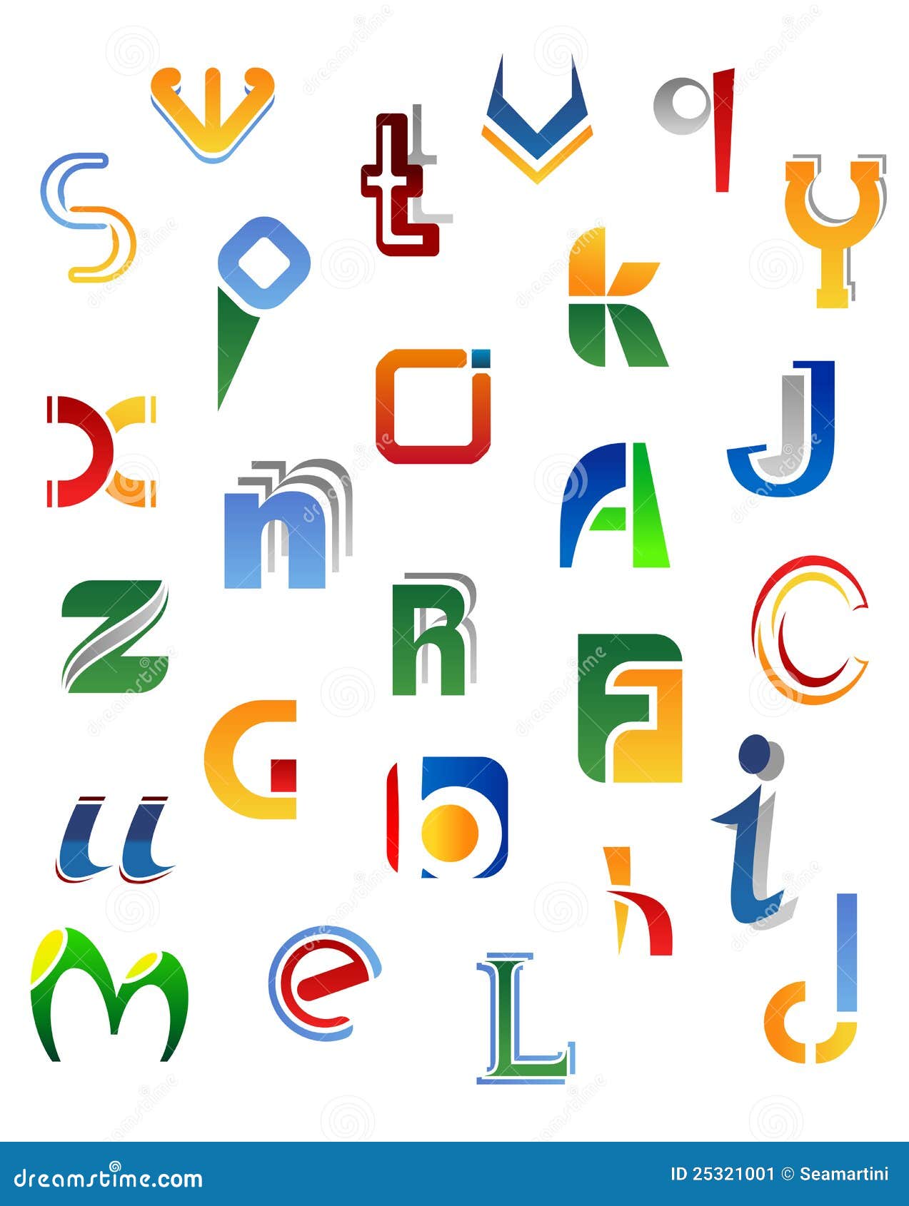 Full Alphabet Symbols Stock Image - Image: 25321001