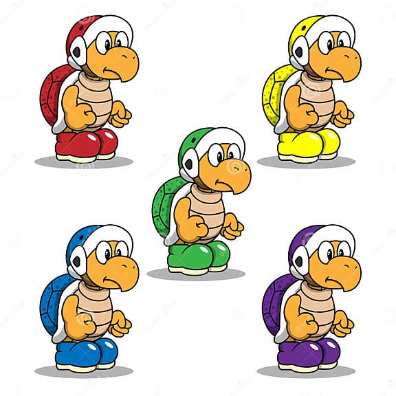 Full Armor Enemy Turtle Pack Stock Illustration - Illustration of item ...