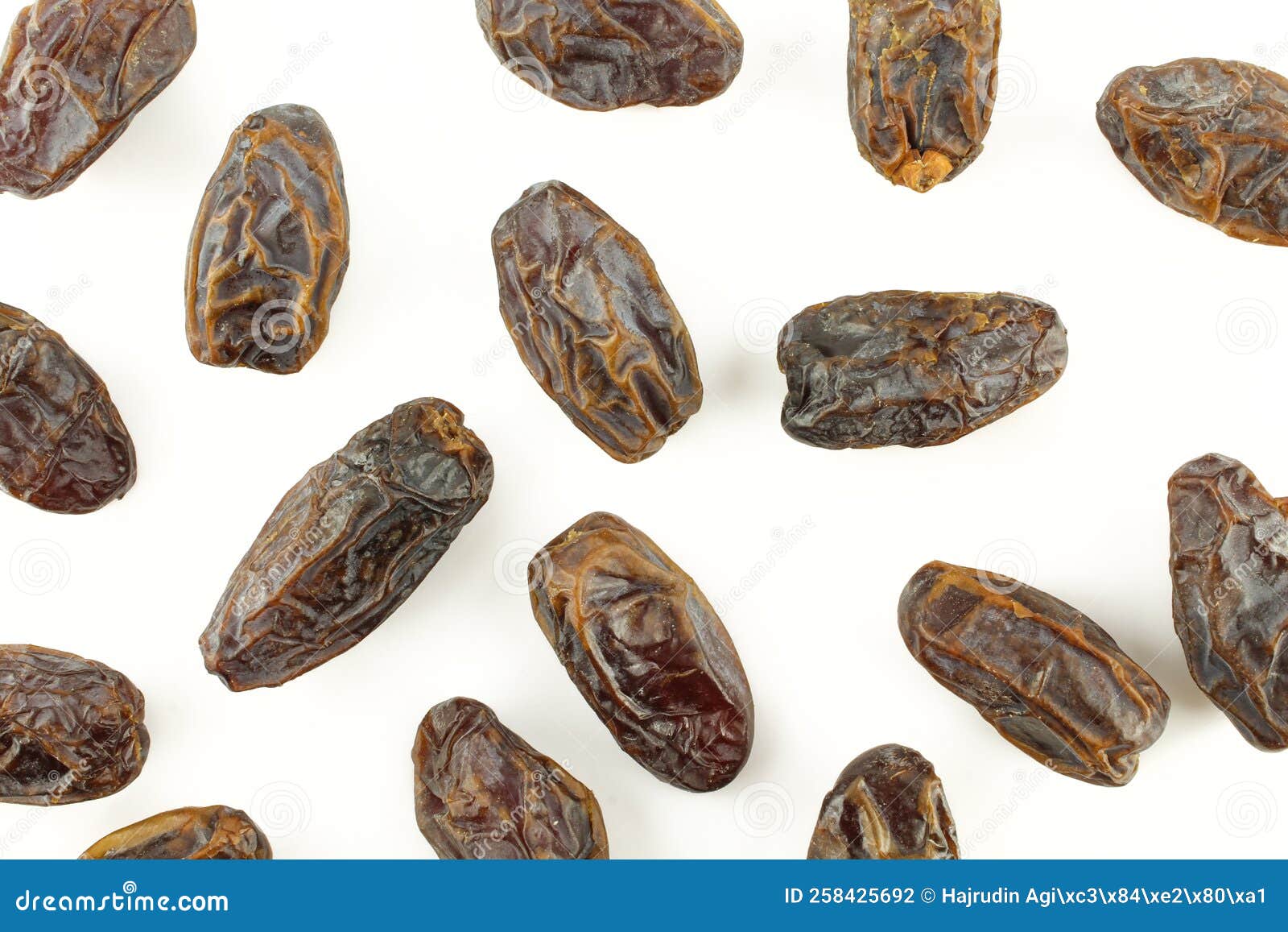 Full Background Texture of Medjool Dates Isolated on White Background ...