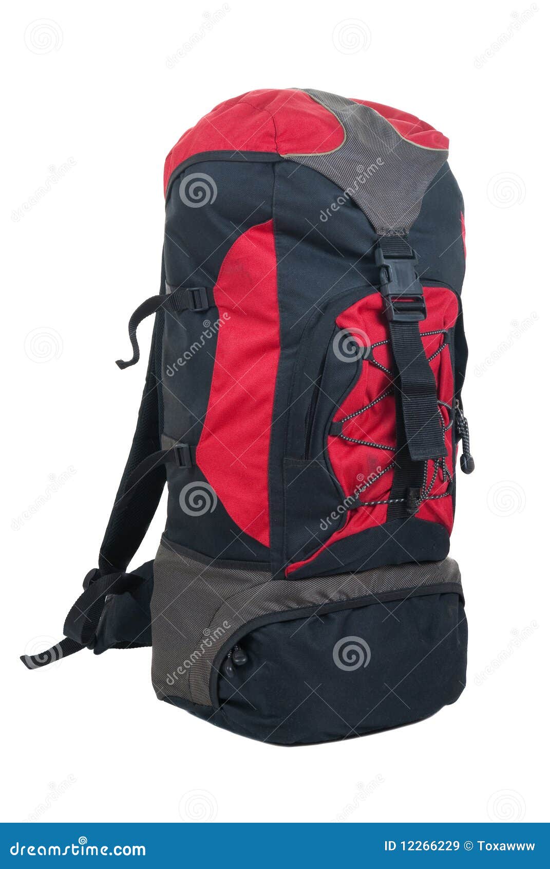 Full backpack stock image. Image of isolated, holiday - 12266229