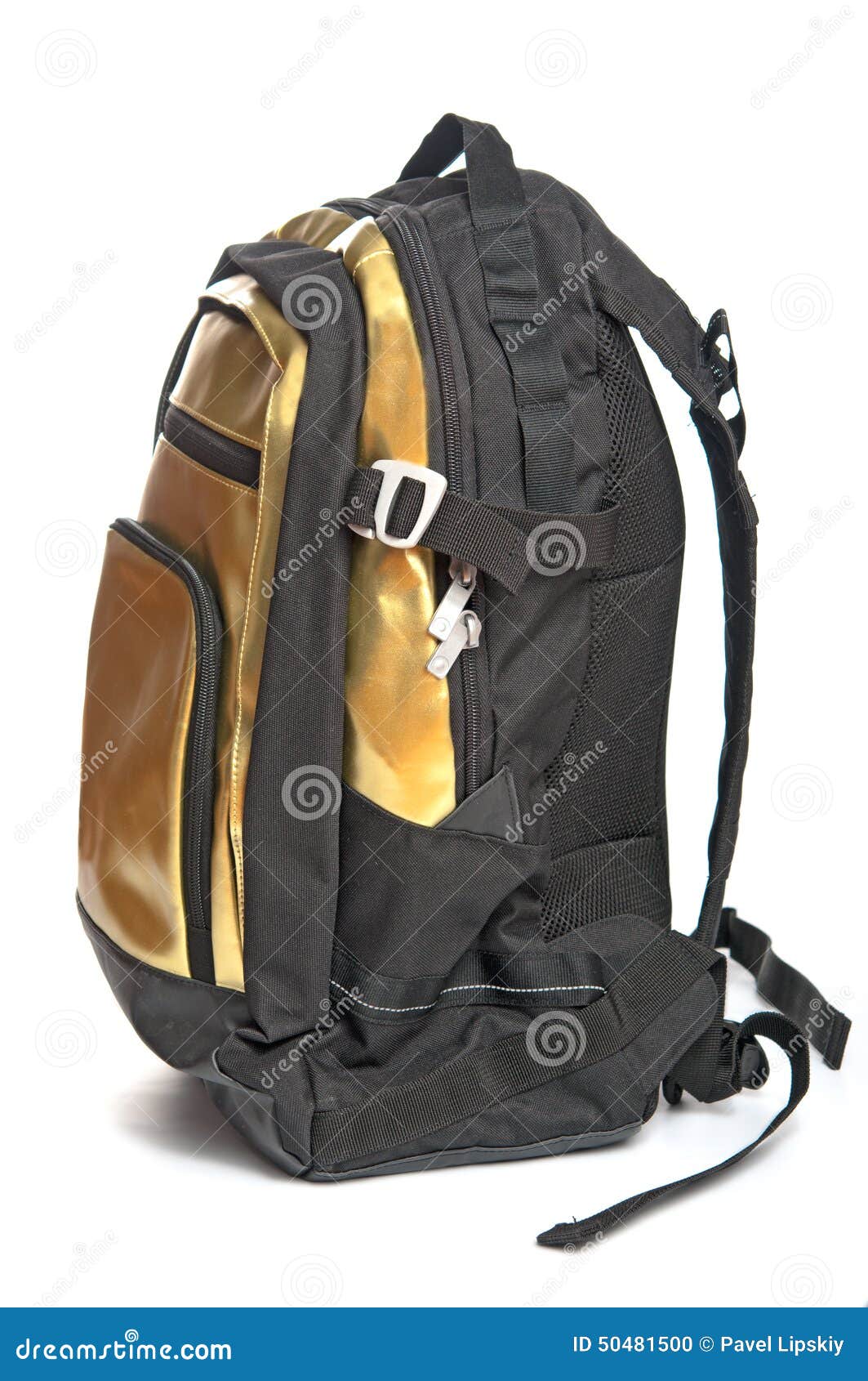 Full backpack closeup stock photo. Image of rucksack - 50481500