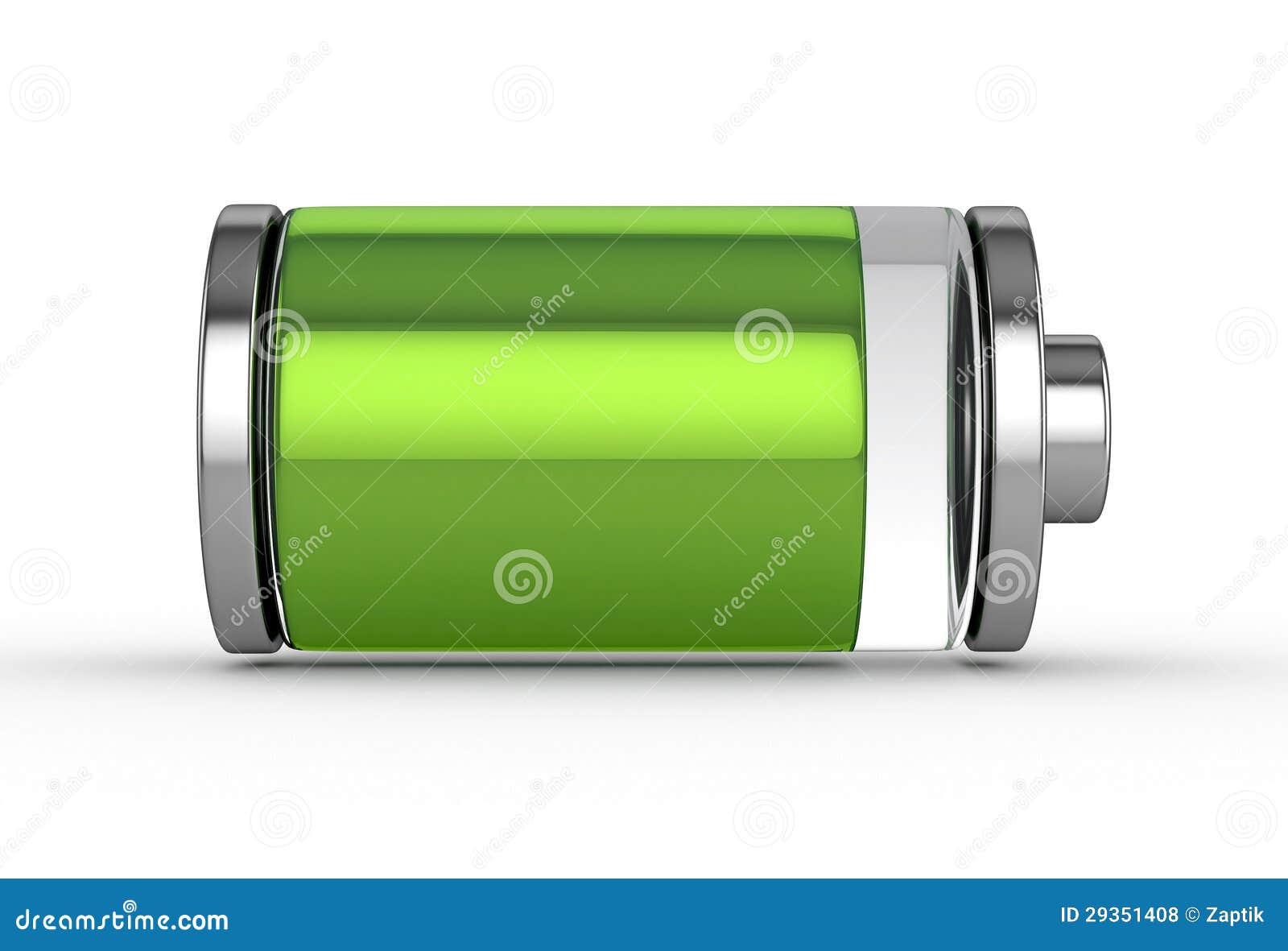 Full battery stock illustration. Illustration of object - 29351408
