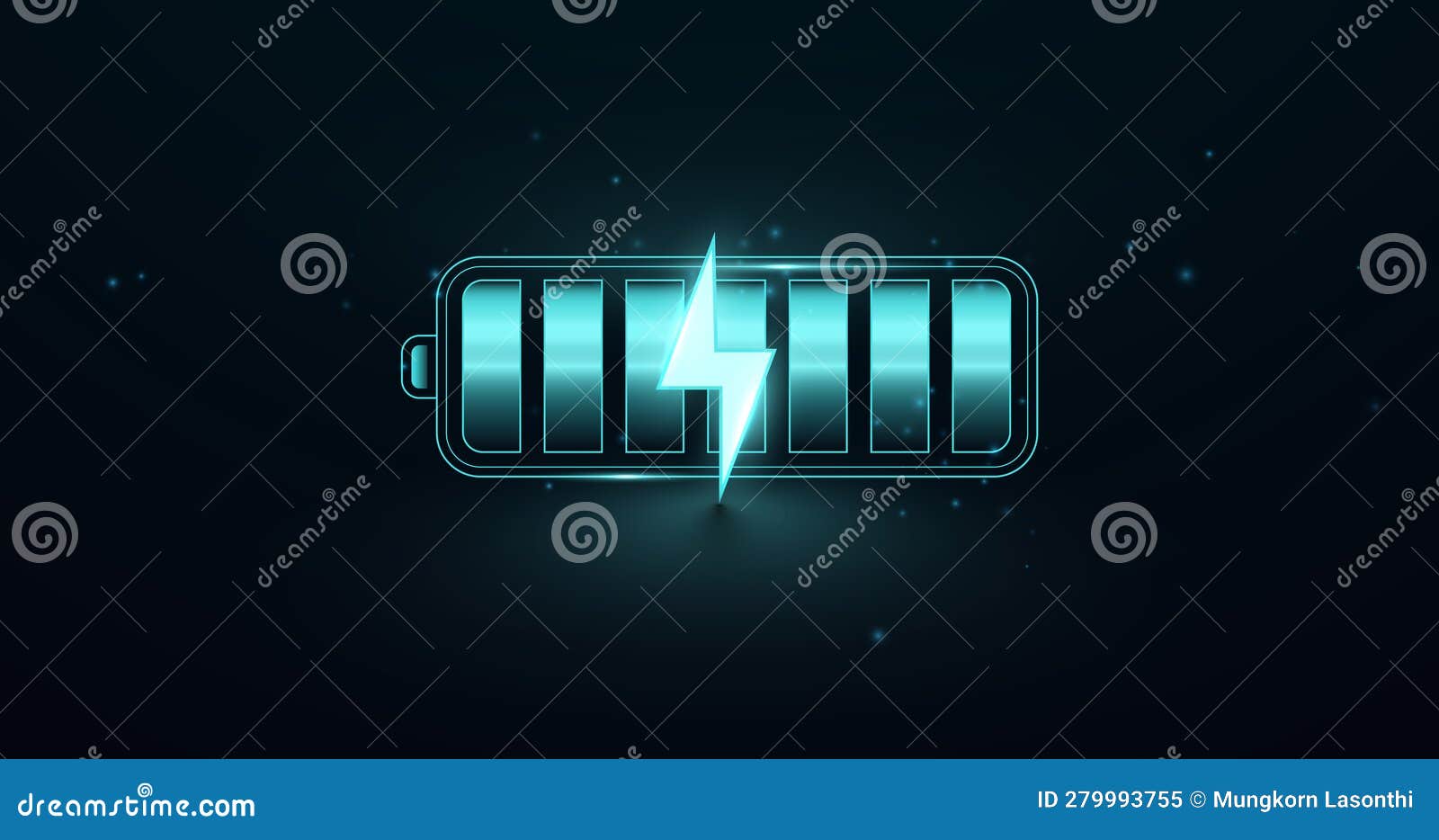 Full Battery Status. Green Energy. Battery Energy Charge Stock Vector ...