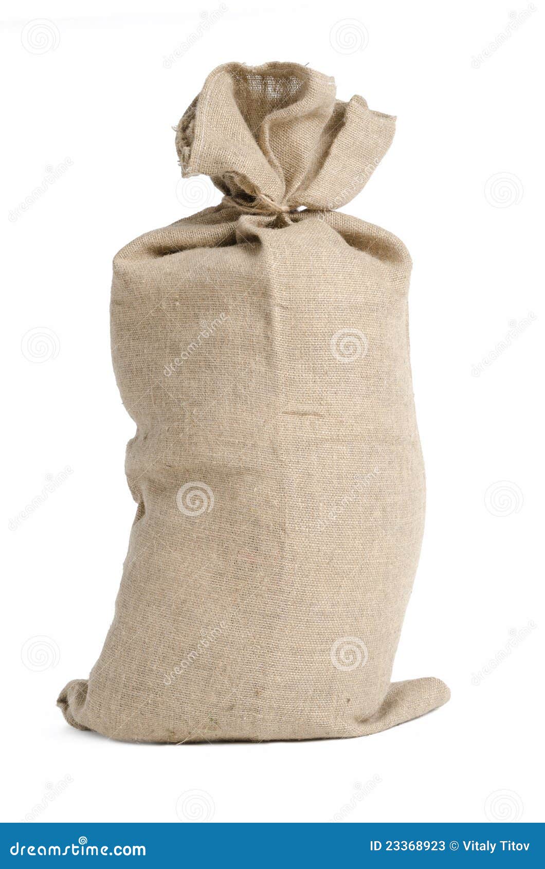 Full big sack, studio shot stock image. Image of coarse - 23368923