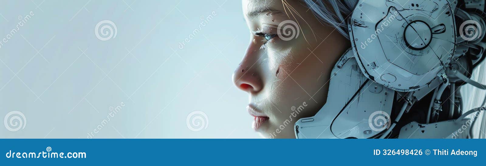 Full-body Android Pet Robot Helping Elderly, Supportive Posture ...