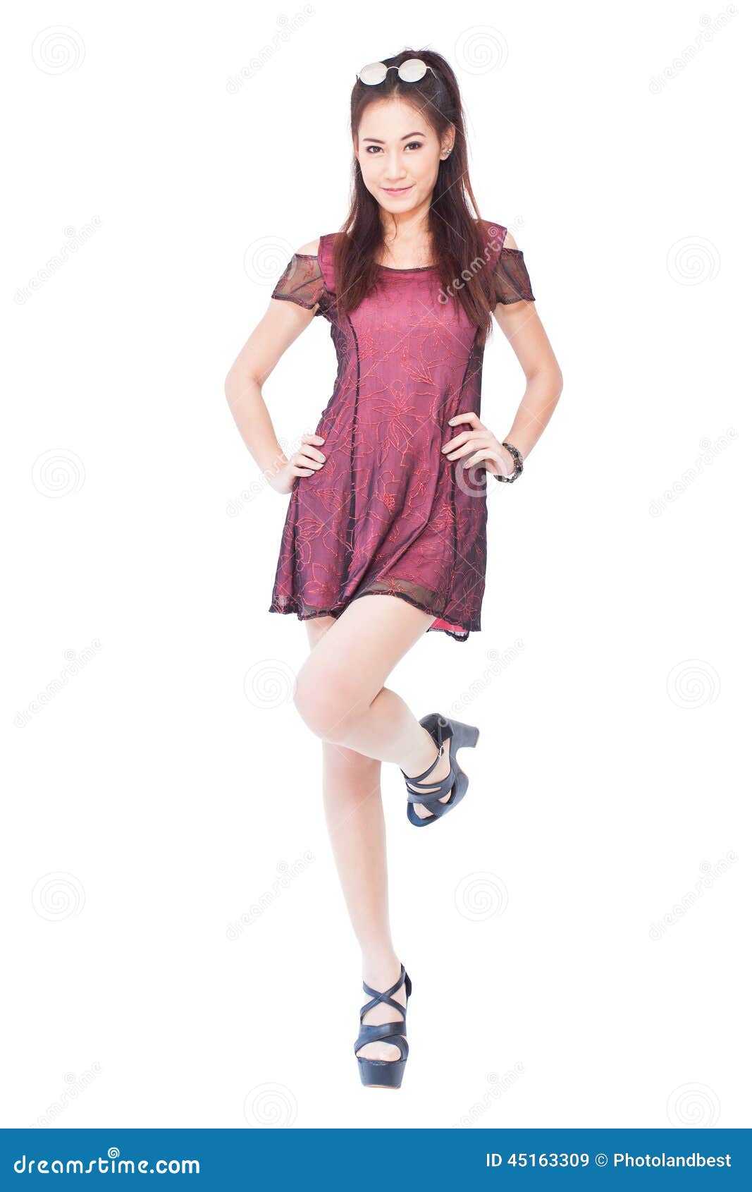 Full Body Beautiful Stylish Girl Stock Image - Image of pretty ...