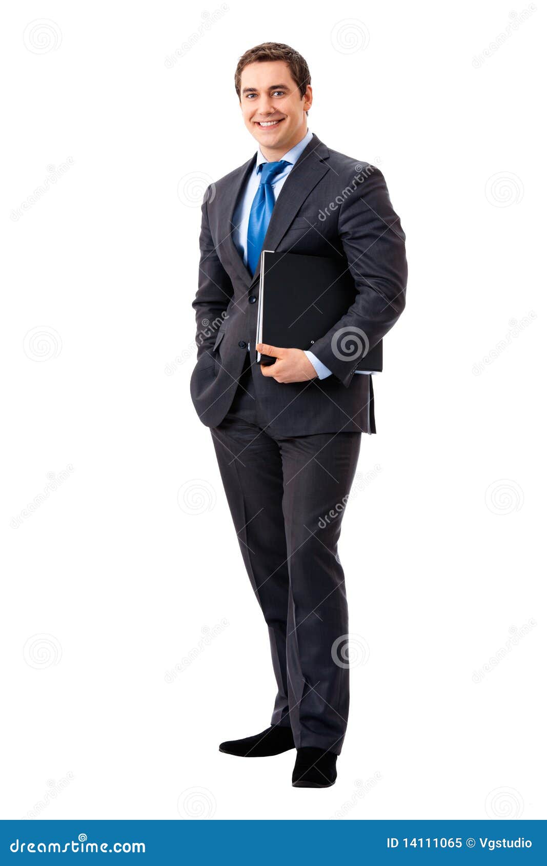 Full-body of businessman stock image. Image of happy - 14111065