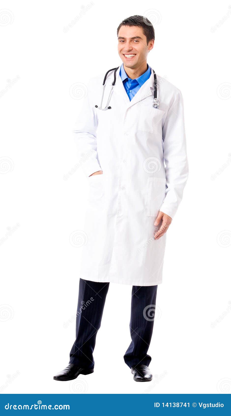 Full body doctor stock image. Image of consulting, happy - 14138741