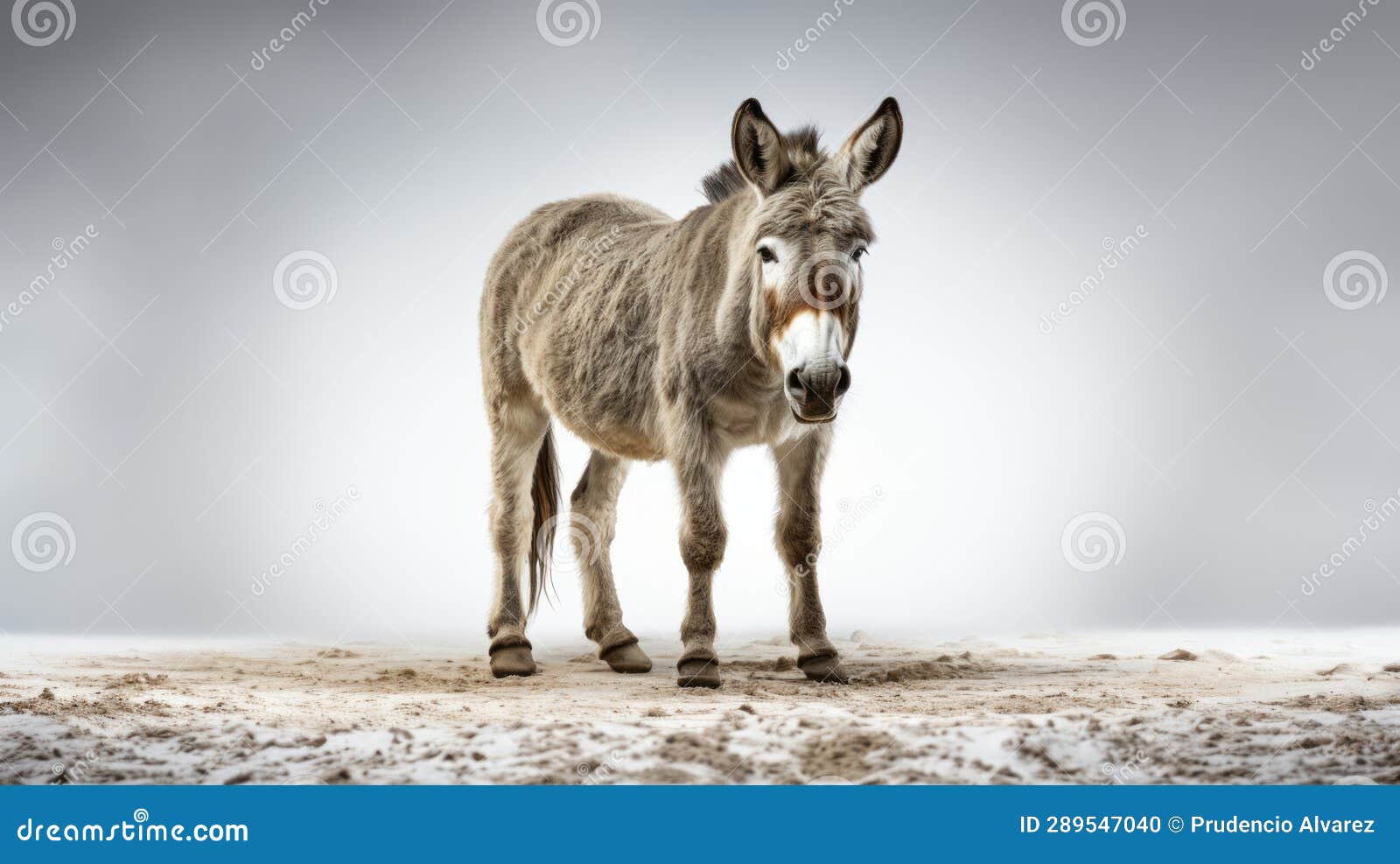 Donkey Isolated on Background Stock Illustration - Illustration of view ...