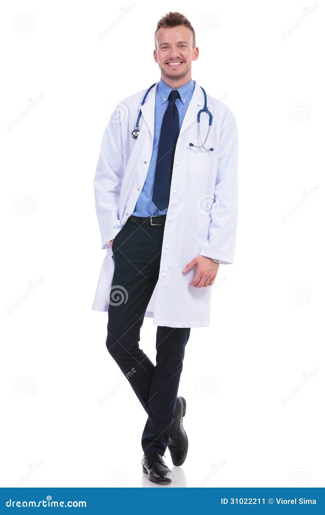 Full Body Picture Of A Young Doctor Stock Image - Image: 31022211