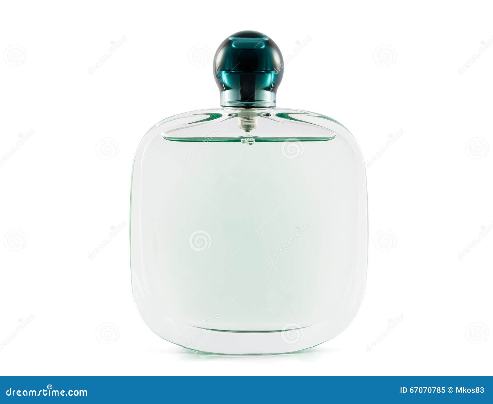 Full Bottle of Perfume on White Background Stock Image - Image of ...