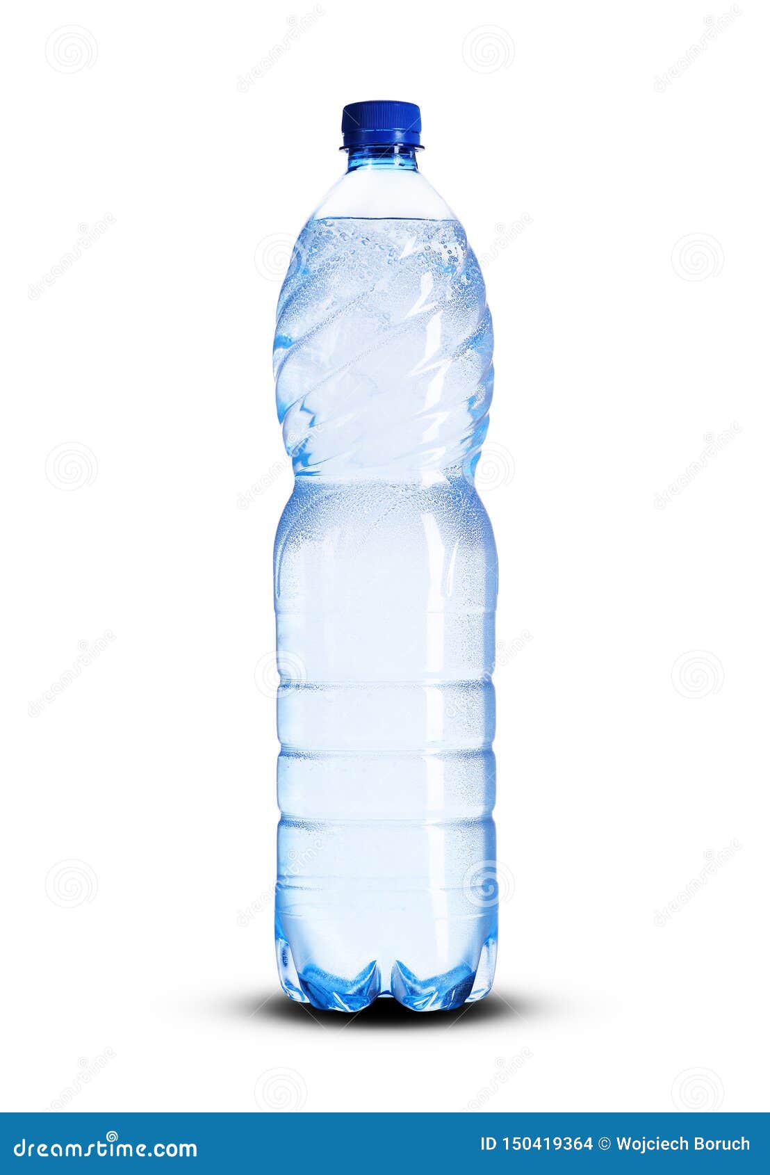 Full bottle of water stock photo. Image of white, background - 150419364