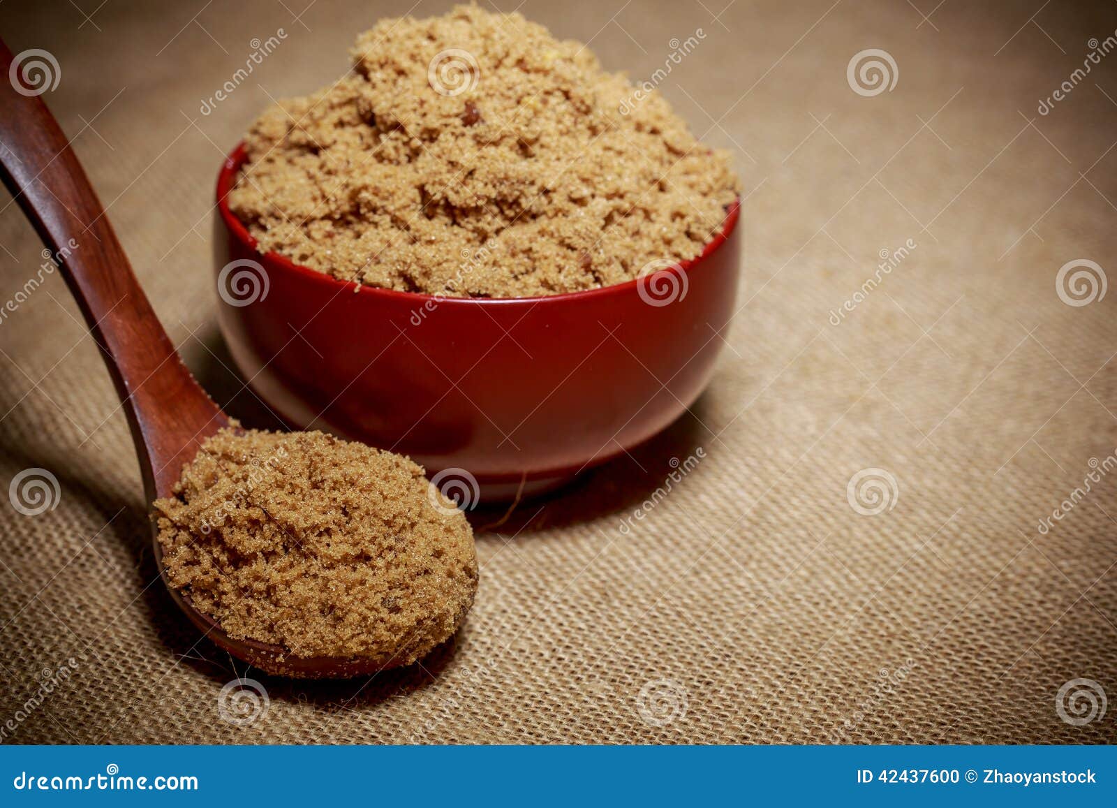 Full Bowl of brown sugar stock photo. Image of gold, healthy - 42437600