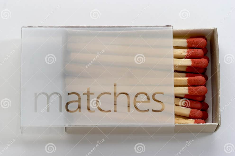 Full Box of Matches stock image. Image of matchbox, firestarter - 657155