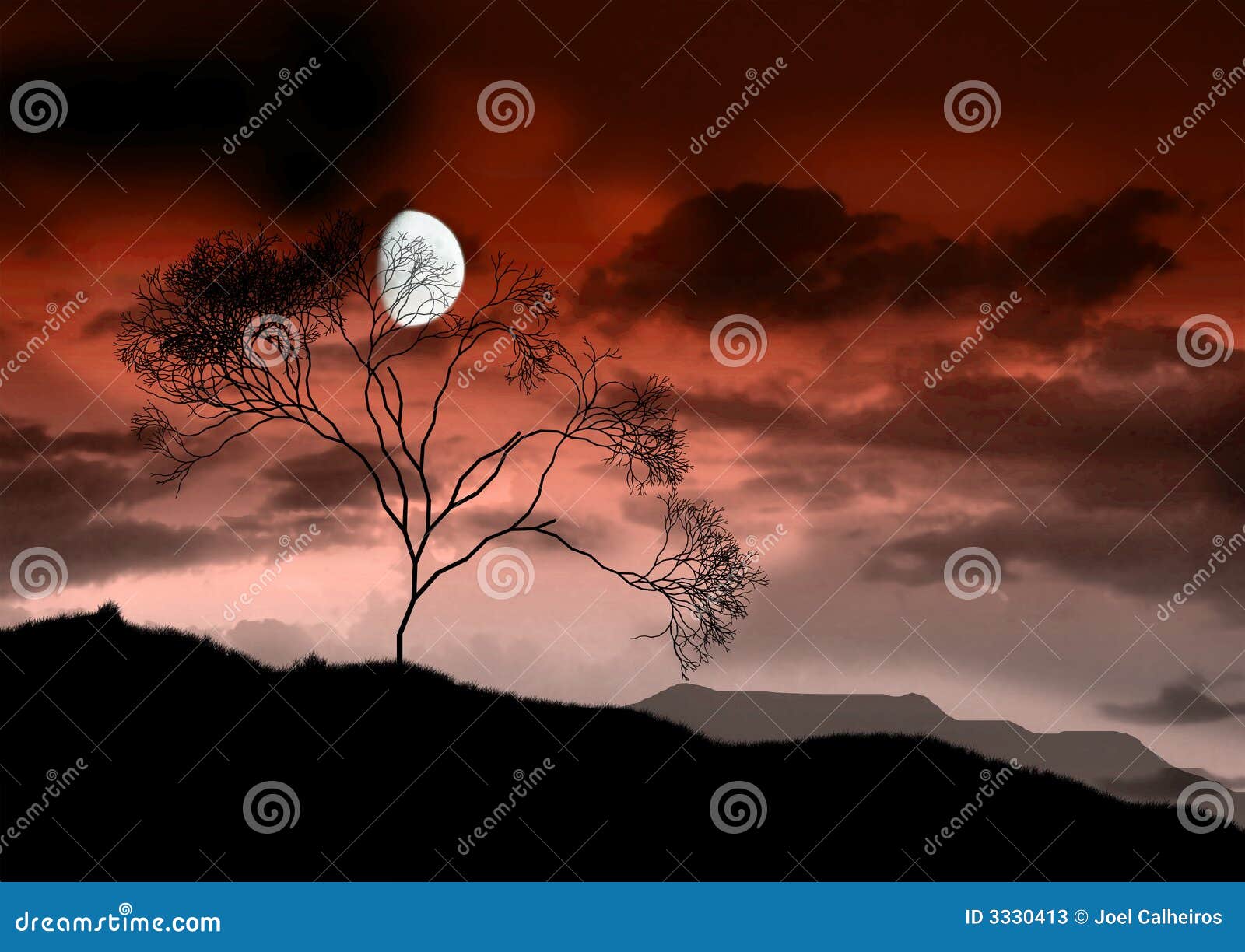The full bright moon. stock image. Image of futuristic - 3330413