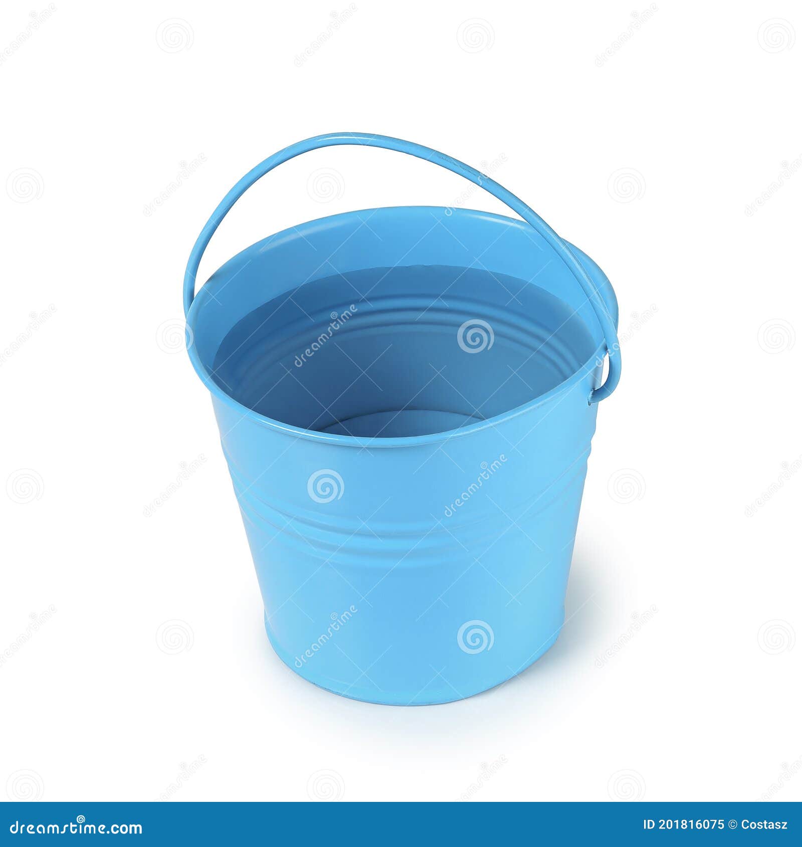 Full bucket stock image. Image of cleaning, full, white - 201816075