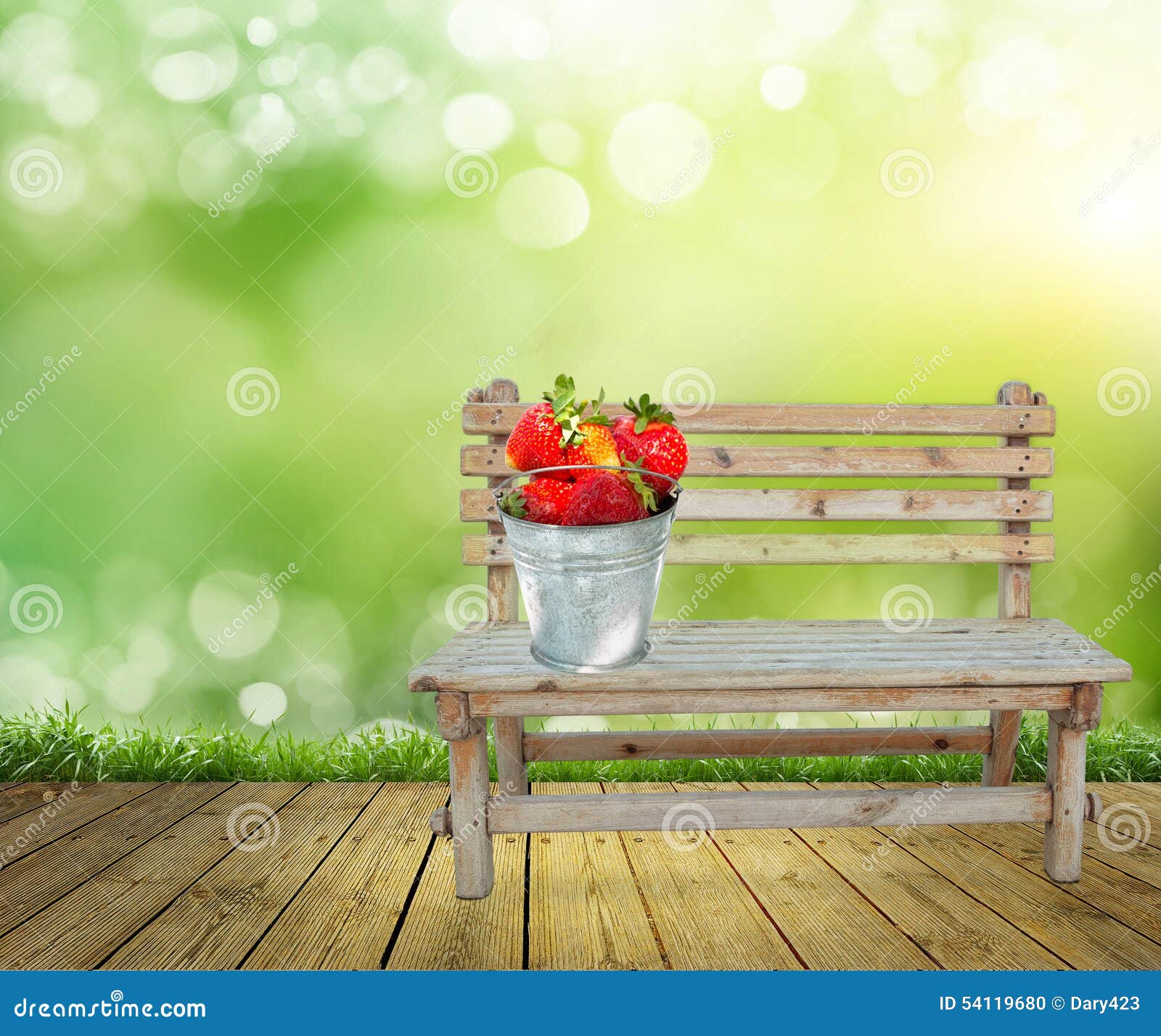 Full Bucket of a Giant Strawberry Stock Photo - Image of bowl ...