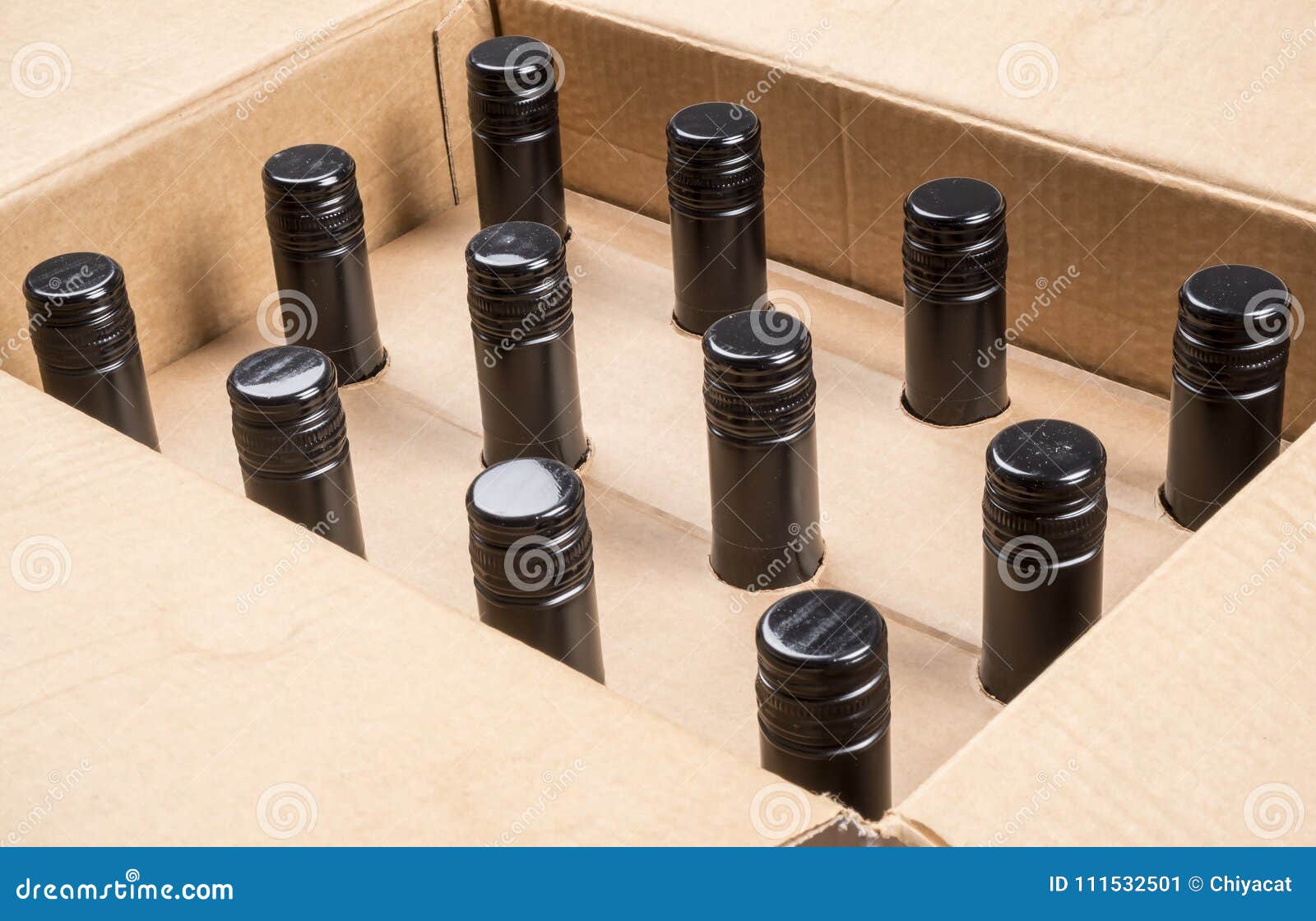 Case of 12 Bottles of Wine 2 Stock Image - Image of packaging, alcohol ...