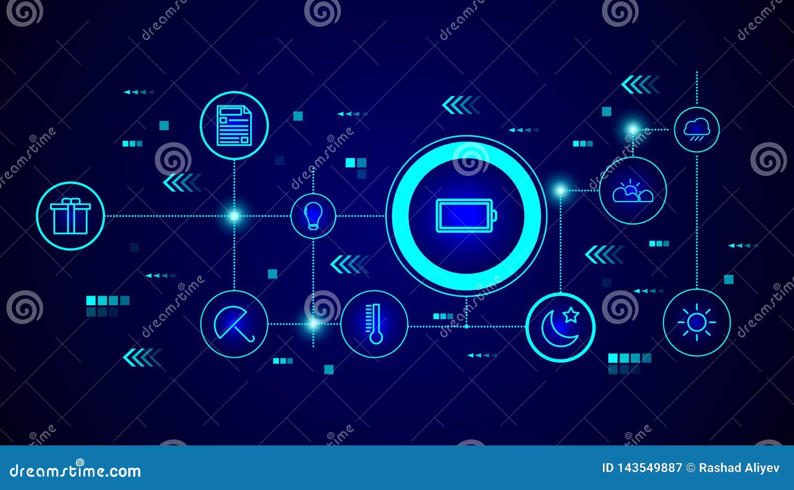 Full Charge Symbol Icon. from Web Set Stock Illustration - Illustration ...