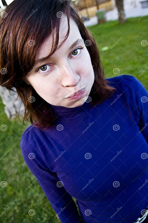 Full cheeks woman stock image. Image of cheerful, cheeks - 4472673