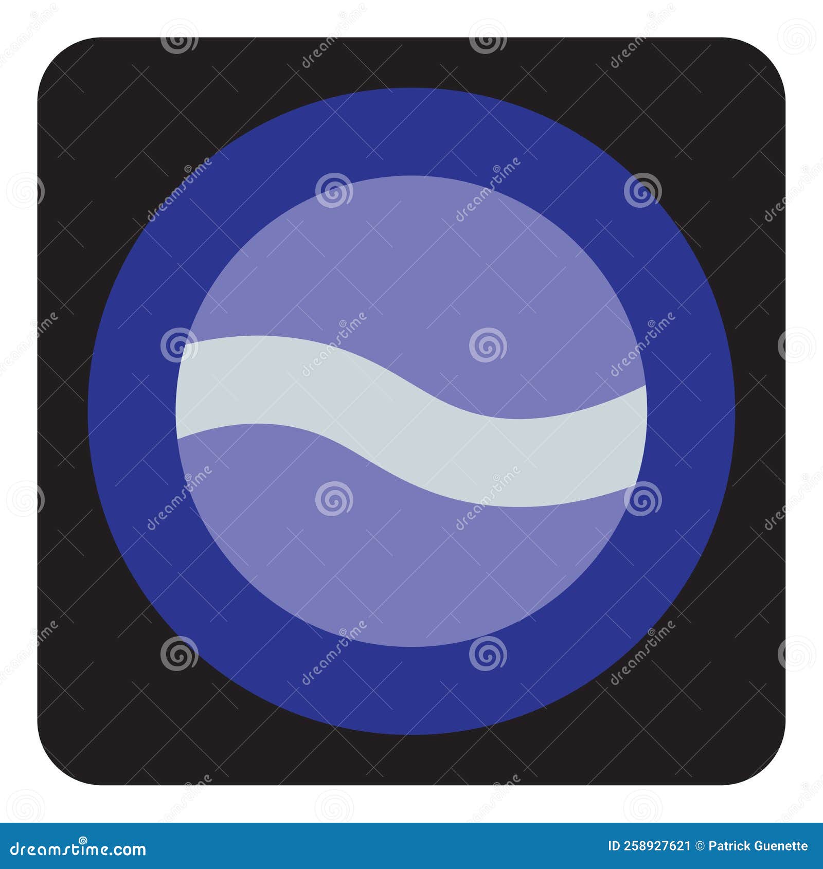 Full Circle Icon Vector Sign And Symbol Isolated On White Background ...