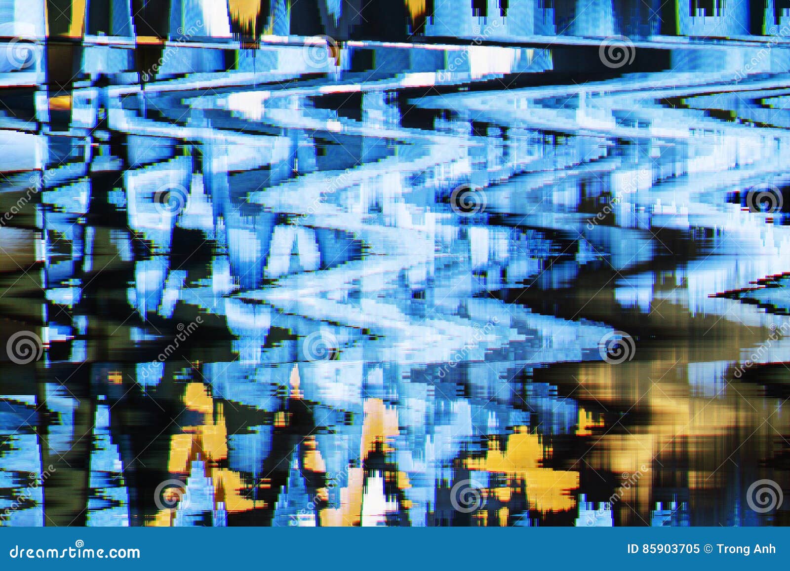 Full Color Abstract Texture Glitch Background Stock Illustration ...