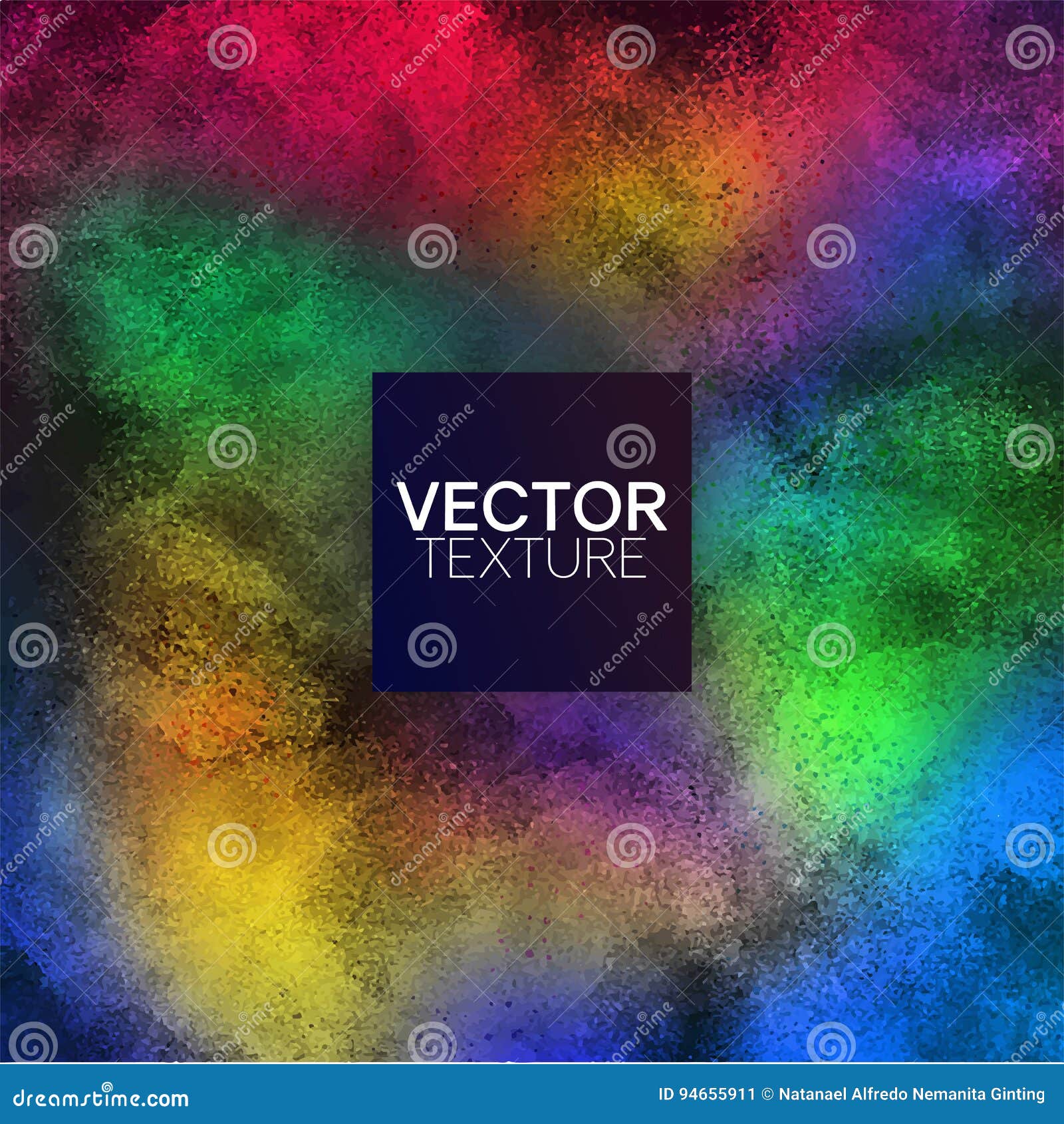 Full Color Grunge Texture Vector Background Stock Vector - Illustration ...