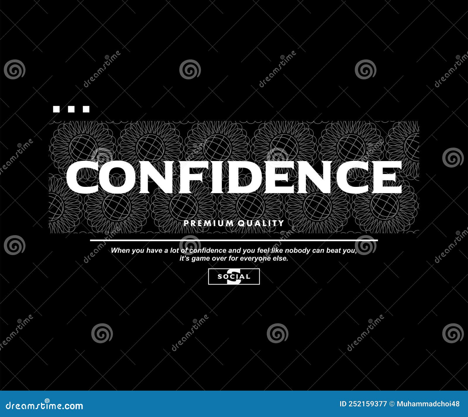 Confidence Illustration of Strong People T Shirt Design, Vector Graphic ...