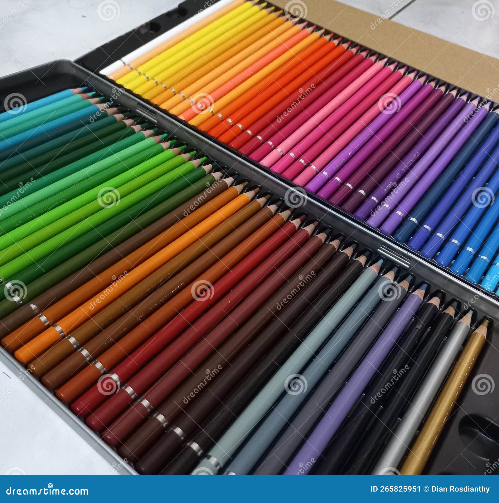 Full of colored pencils stock image. Image of colored - 265825951