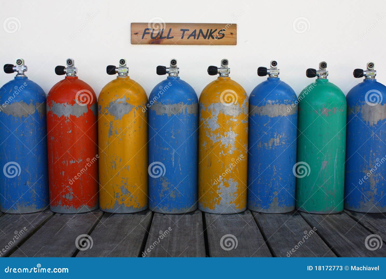 Full and colorfull tanks stock image. Image of dive, fish - 18172773