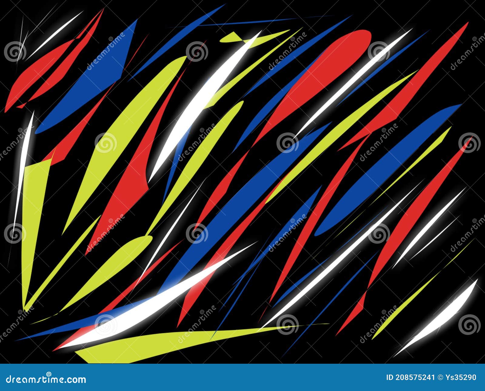 Full colour design stock vector. Illustration of design - 208575241