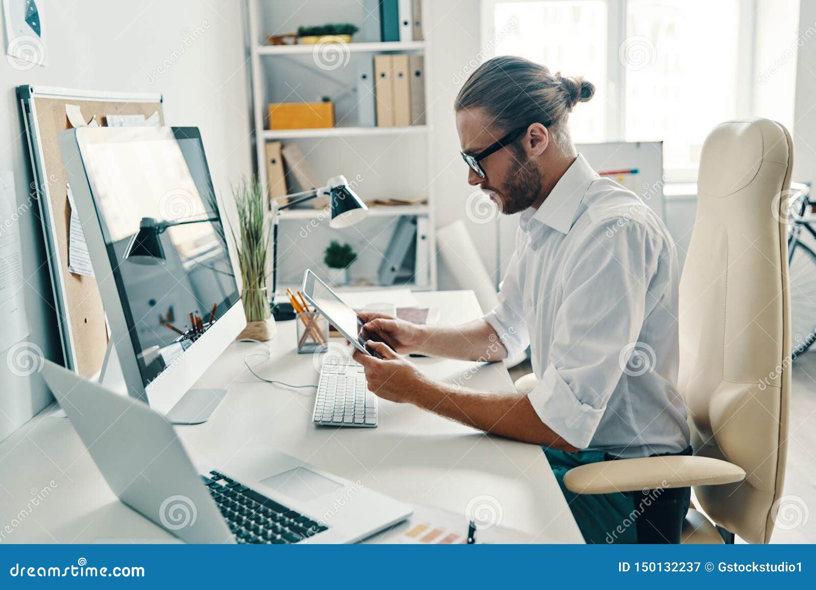 Full concentration. stock image. Image of confidence - 150132237