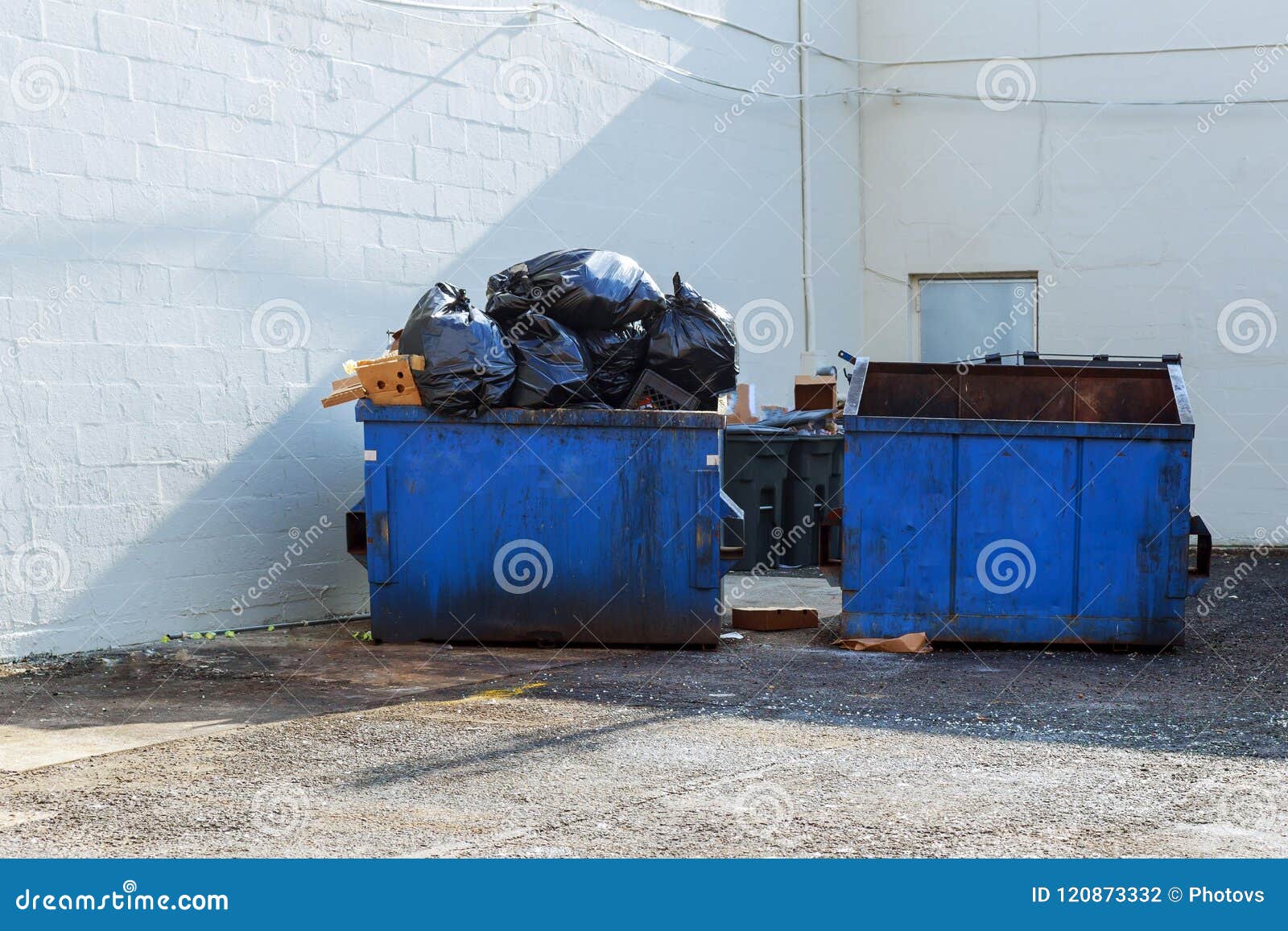 Full Construction Waste Debris Garbage Bricks and Material from ...