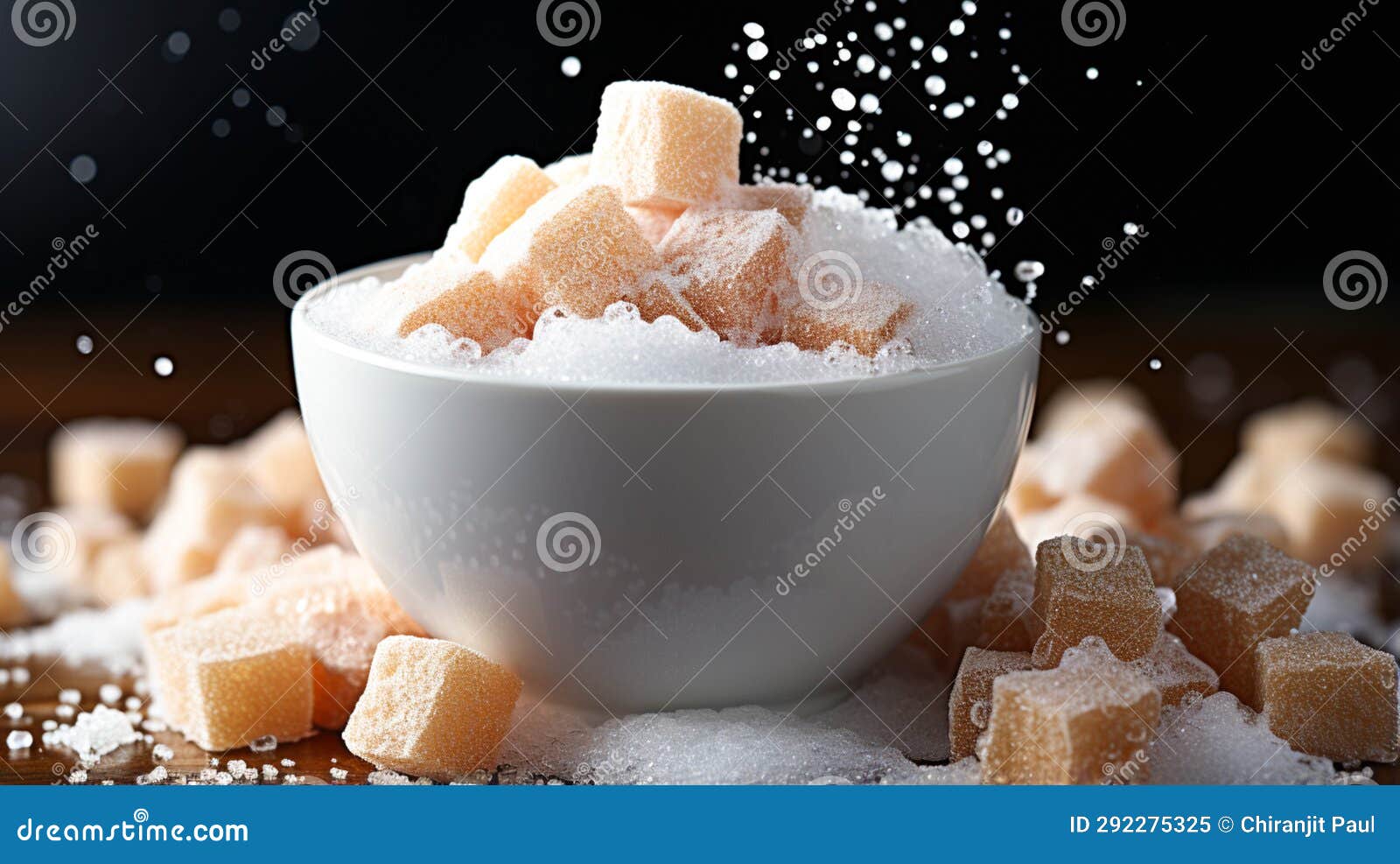 A Full Cup Sugar on White Background Stock Image - Image of ingredient ...