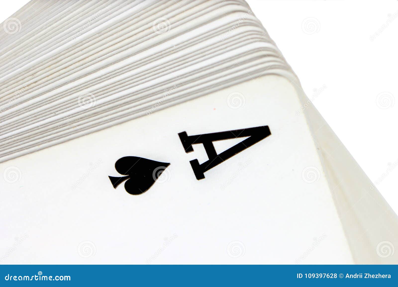 Full Deck Of Playing Cards On Dark Reflective Background Royalty-Free ...