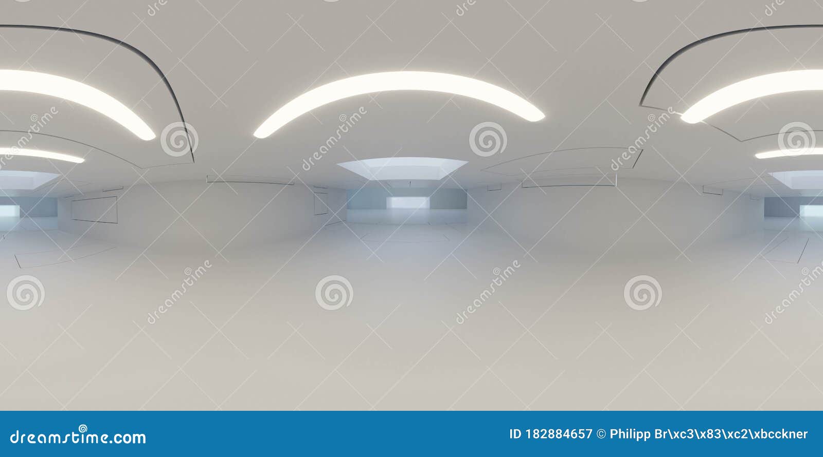 Full 360 Degree Equirectangular Panorama Hdri of Modern Futuristic ...