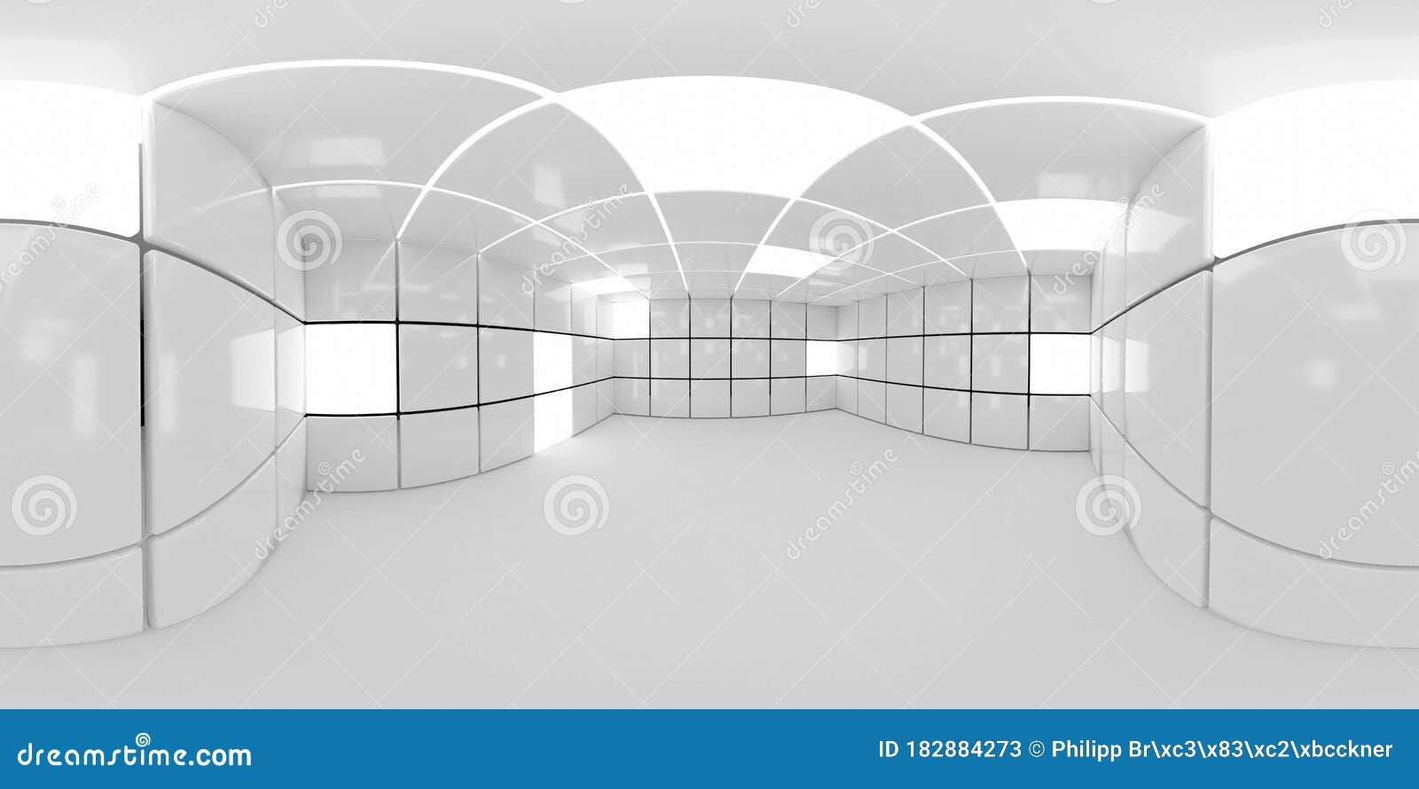 Full 360 Degree Equirectangular Panorama Hdri of Modern Futuristic ...