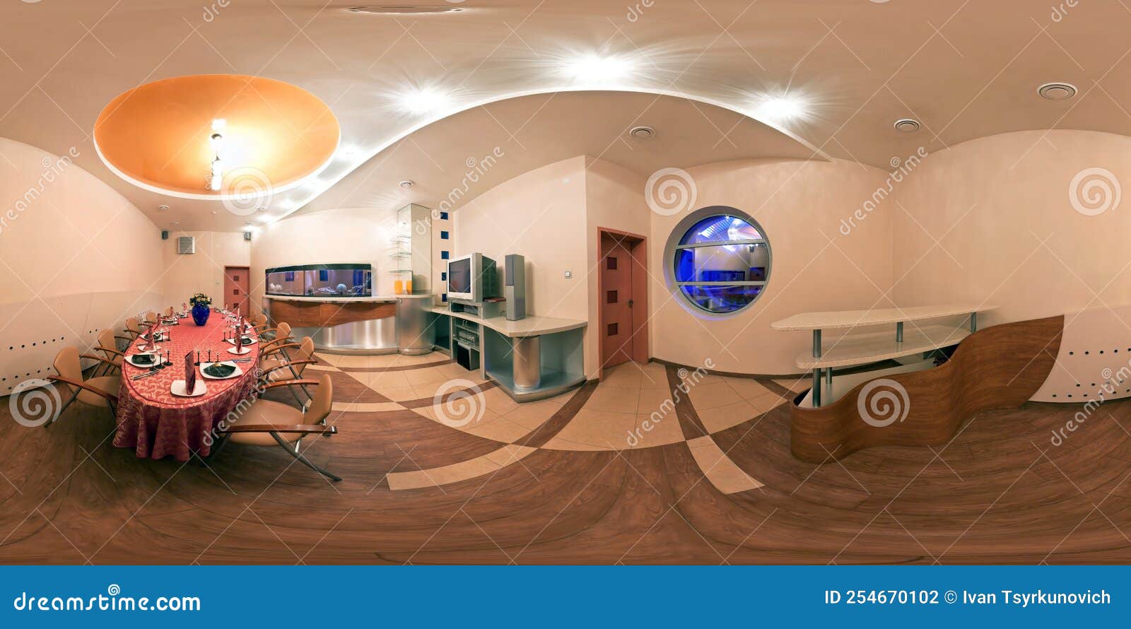 Full 360 Degree Panorama In Equirectangular Spherical Equidistant ...