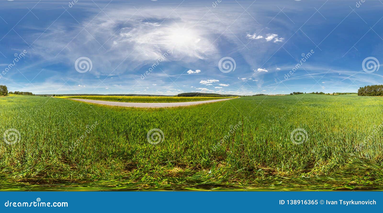 Full 360 Degree Space Background. Equirectangular Projection ...
